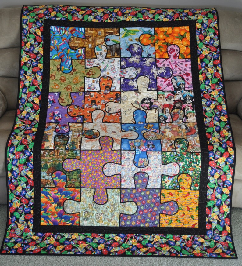 Jigsaw Quilt Pattern - Etsy