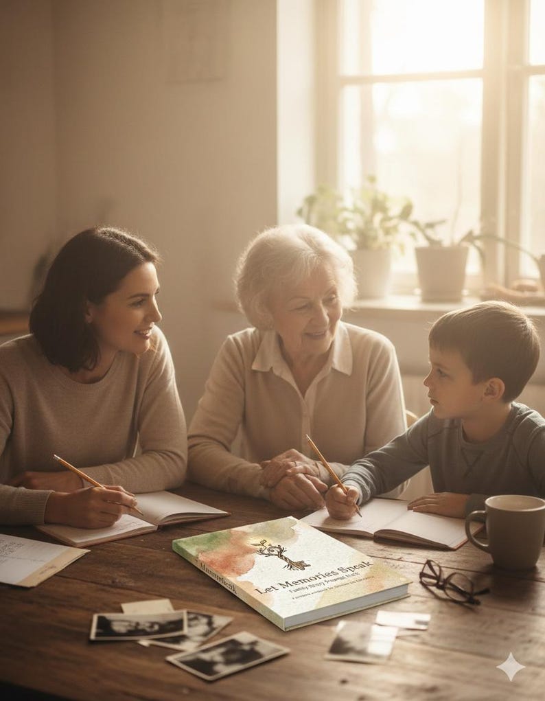 Oral History Prompts | Family Story | Guided Memory Journal for Parents ...