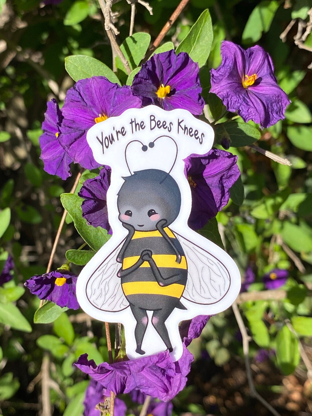 You're the Bees Knees Sticker (bee Valentine's Day Cute Love Bug 3 Inch ...