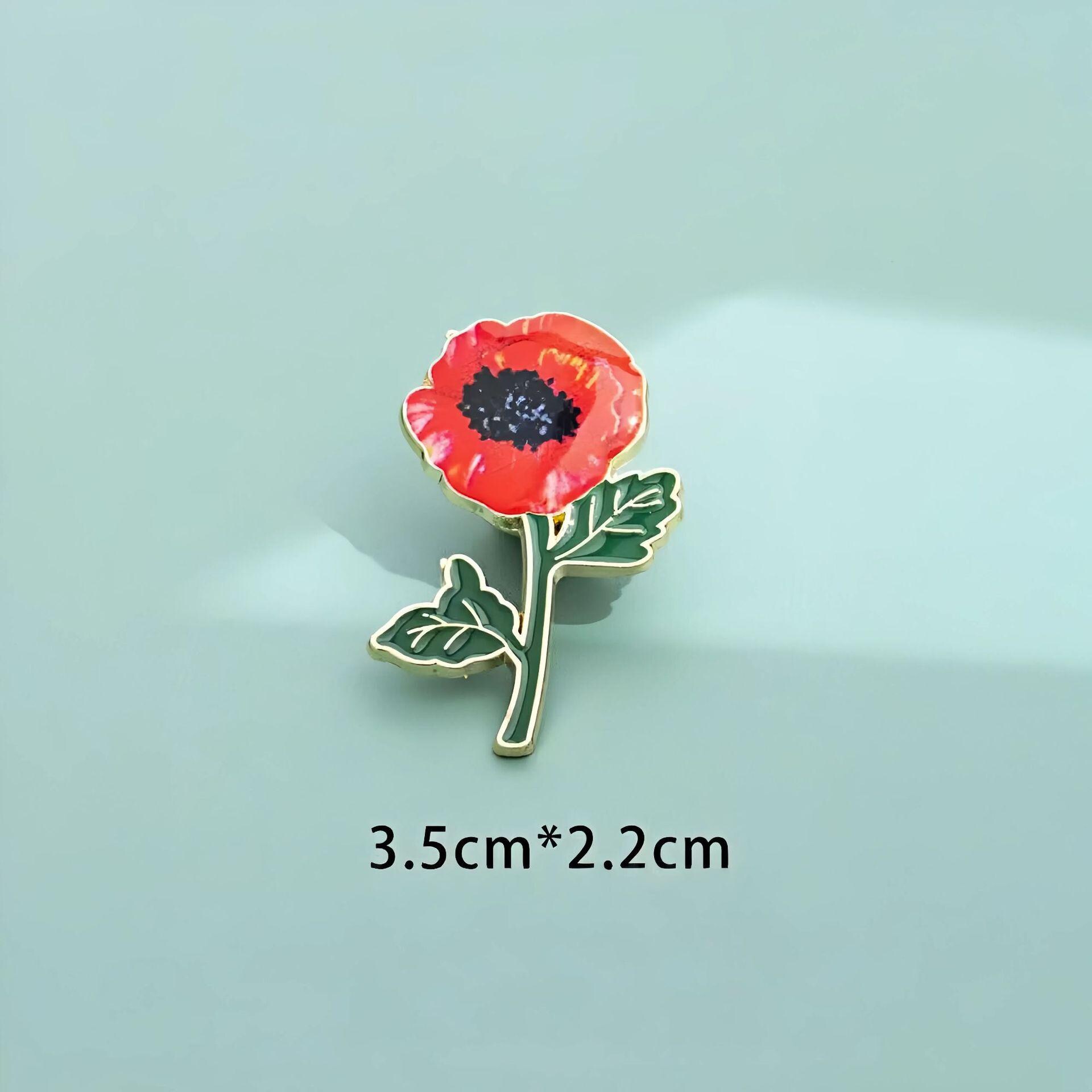 Botanical Enamel Pin, Floral Lapel Brooch, Nature Inspired Jewelry ...