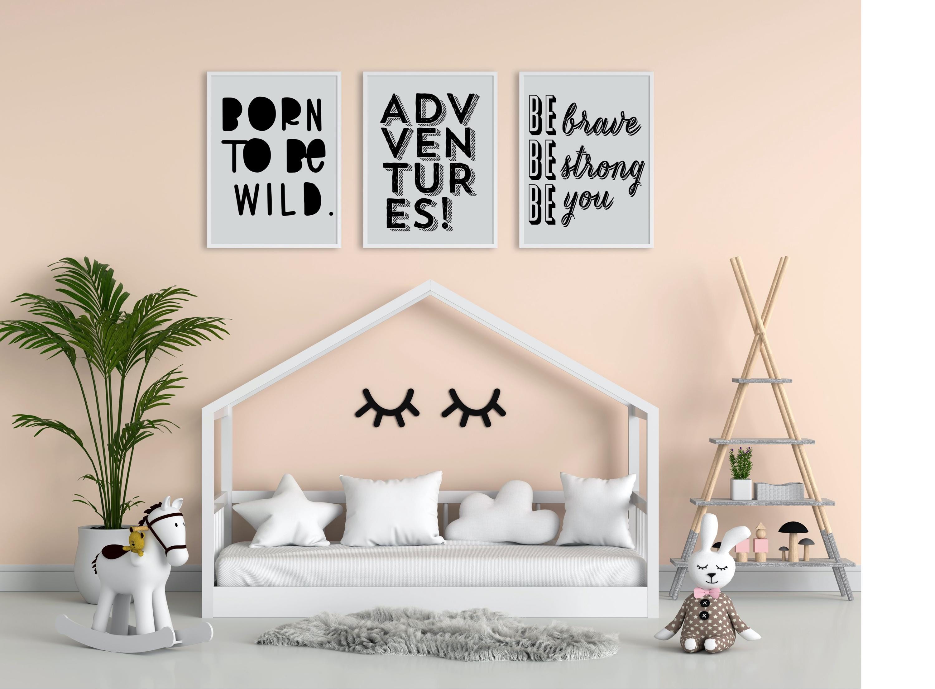 Be Rad Digital Print,be Cool Print,black and White Print,be Rad Black ...