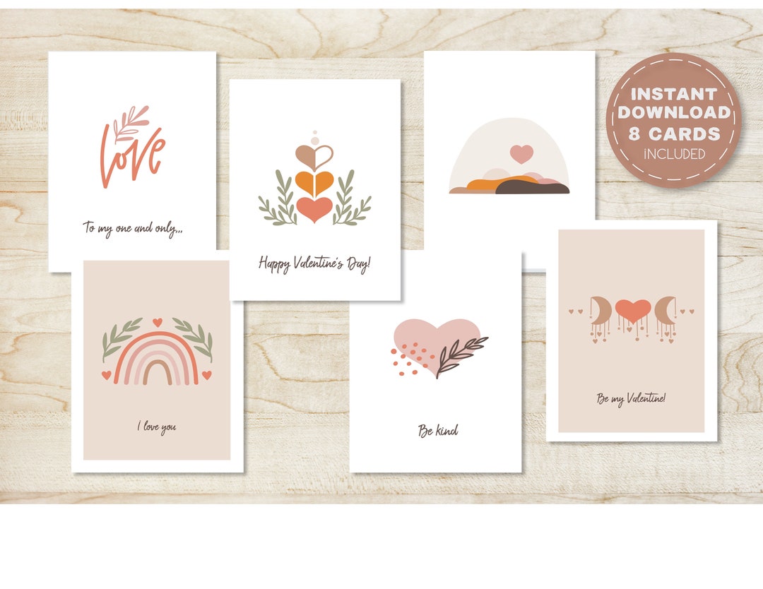 Valentine's Day Printable, Valentine's Day Love Notes, Valentine's ...