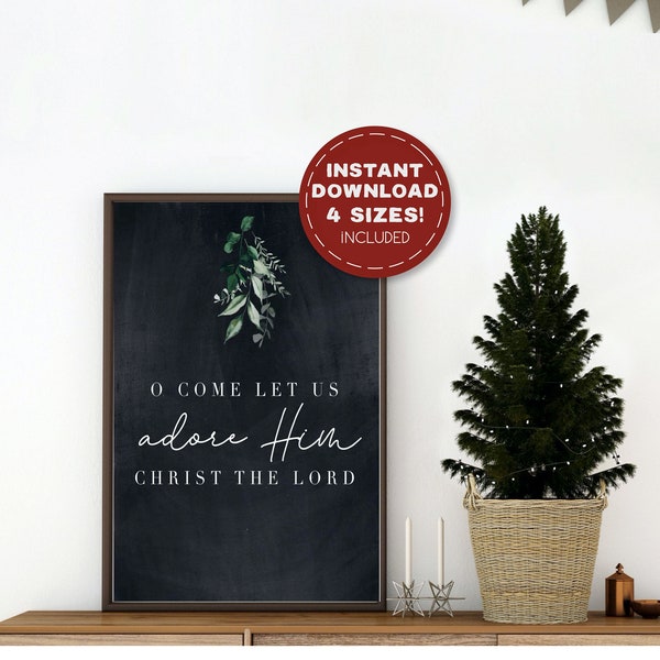 Oh Come Let Us Adore Him Svg - Etsy