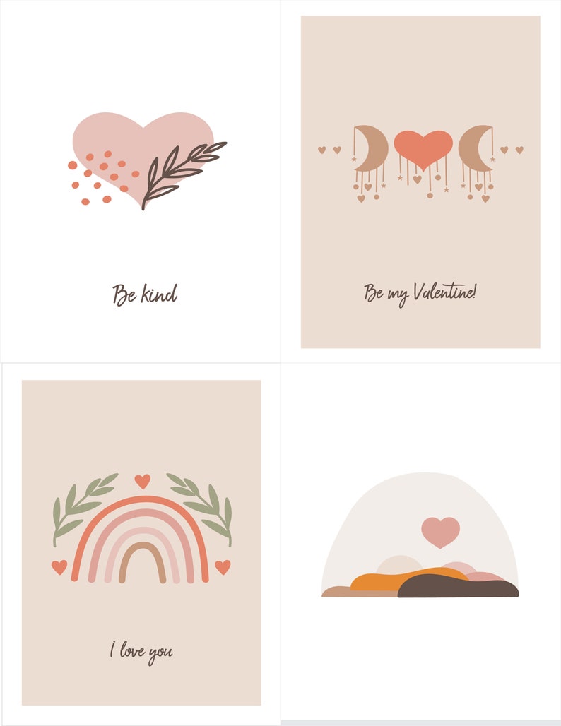 Valentine's Day Printable, Valentine's Day Love Notes, Valentine's ...