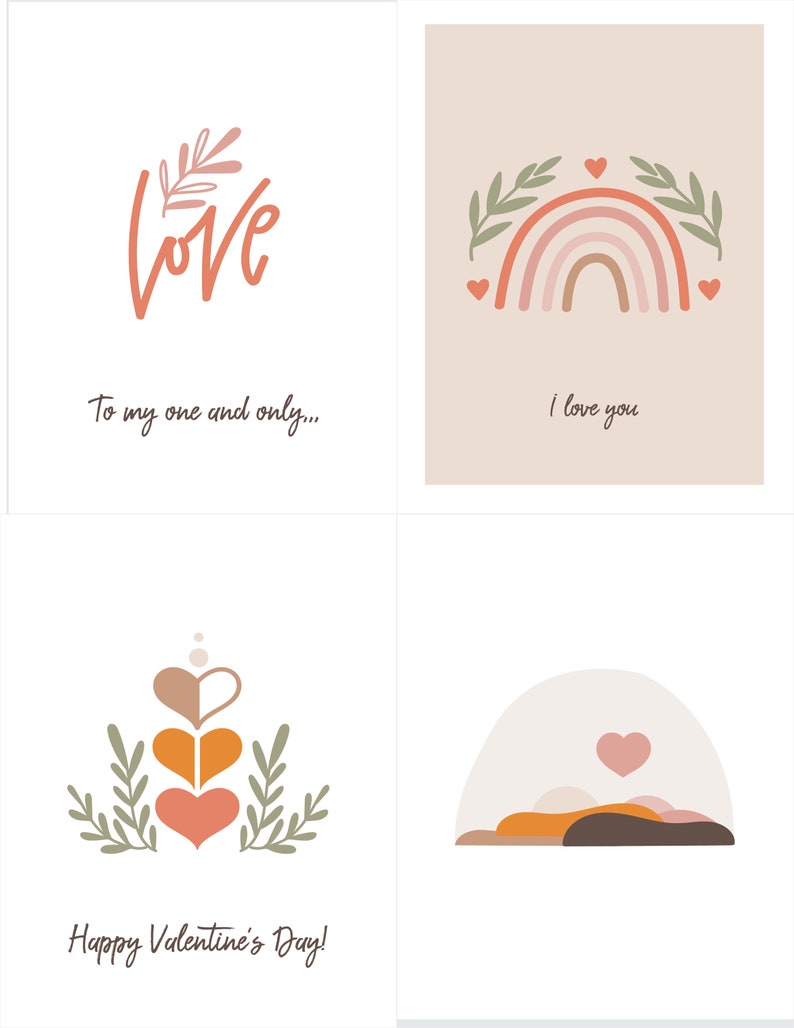 Valentine's Day Printable, Valentine's Day Love Notes, Valentine's ...