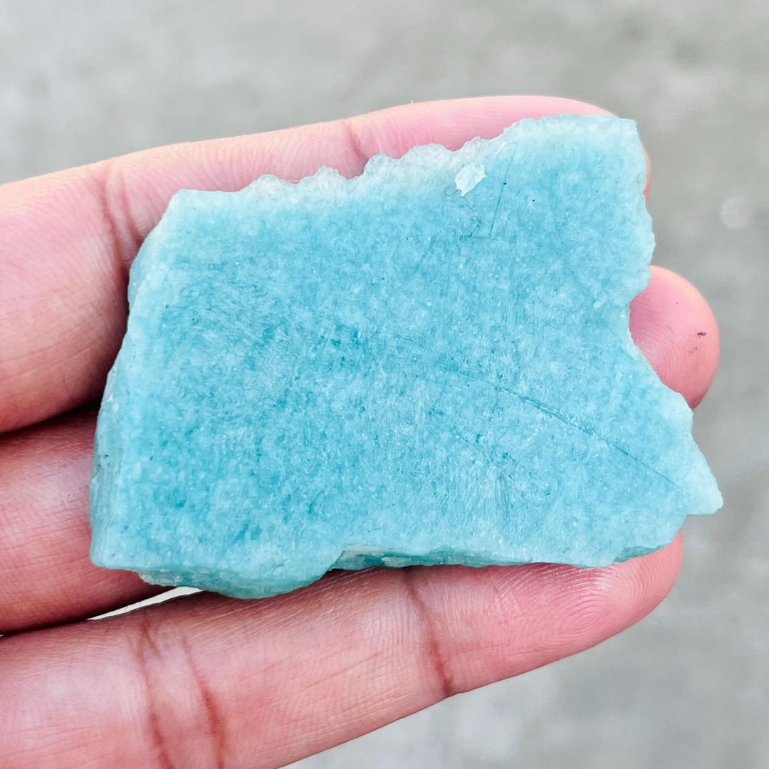 Natural Unique Amazonite Rough Slab Gemstone for All Jewelry Making ...
