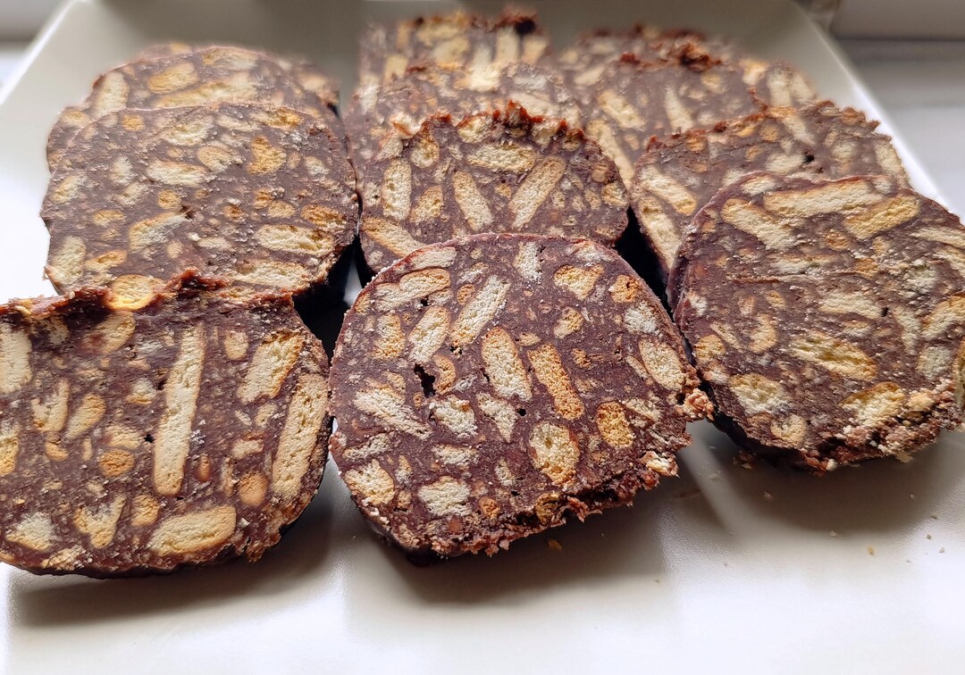 Greek Mosaic Recipe – No-bake Chocolate Salami Dessert (PDF Download ...