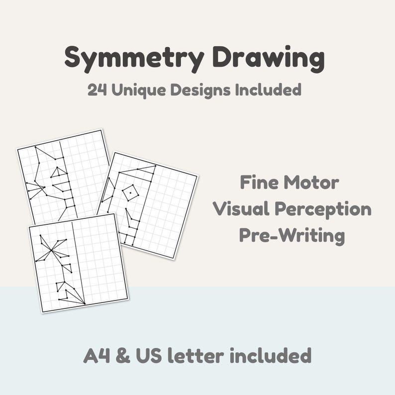 Pixel Art Symmetry Game for Kids, Learn to Draw (PDF Printable) - Etsy