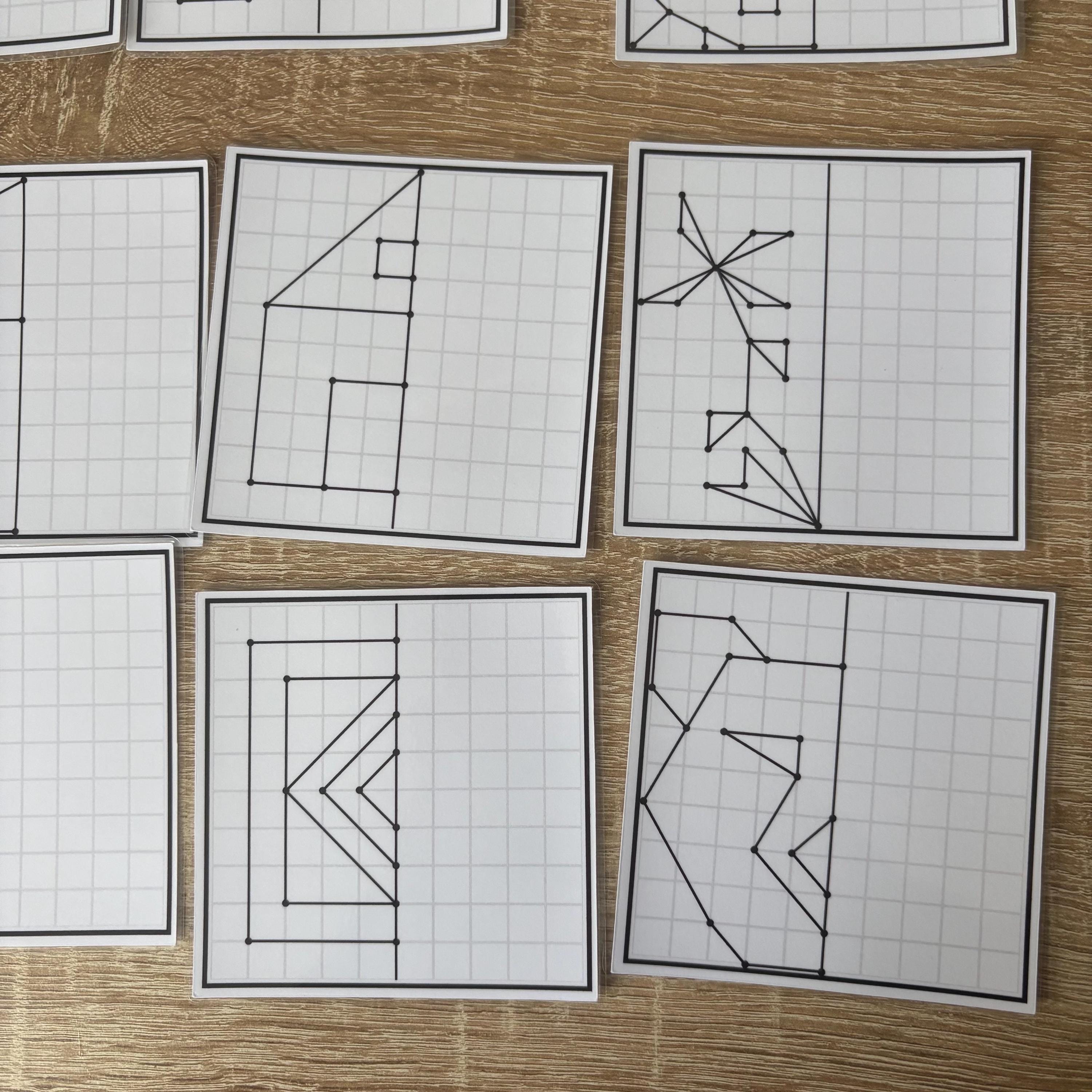 Pixel Art Symmetry Game for Kids, Learn to Draw (PDF Printable) - Etsy