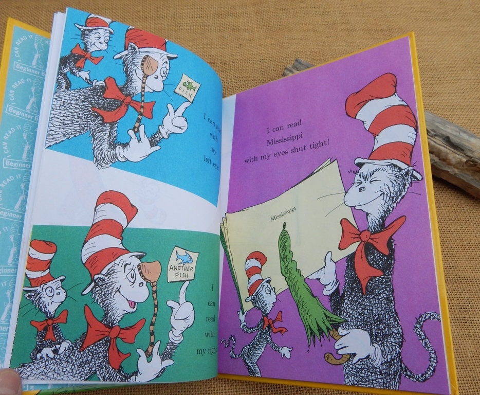 I Can Read With My Eyes Shut Dr Seuss I Can Read With My Etsy