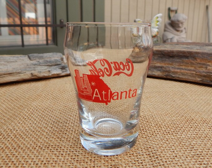 Atlanta Coca-cola Shot Glass / Coca-cola Double Shot Shot Glass ...