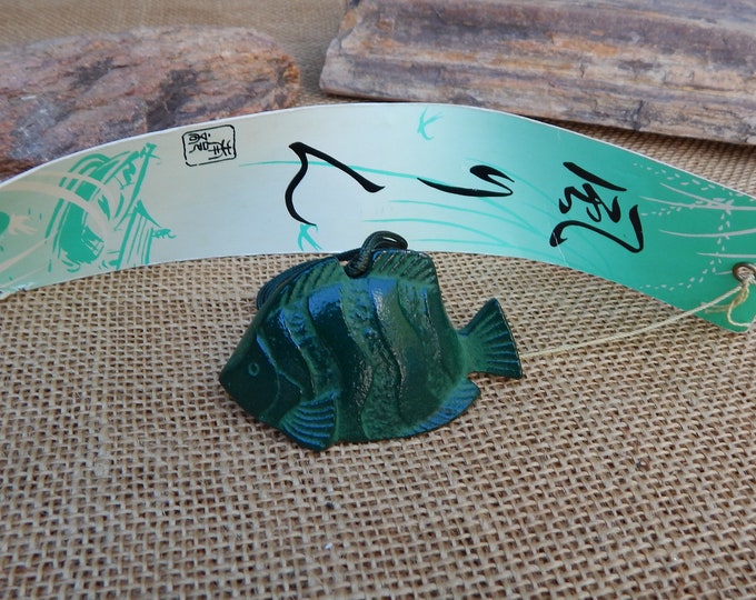 Authentic Japanese Furin Wind Chime / Nambu Ironware Cast Iron Japanese ...