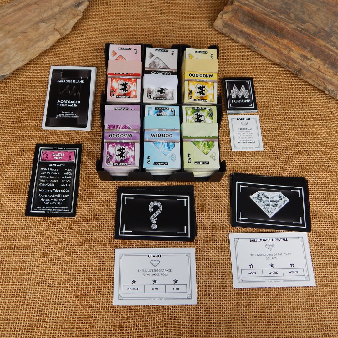 Monopoly Millionaire Ephemera Monopoly Millionaire Game Cards, Game ...