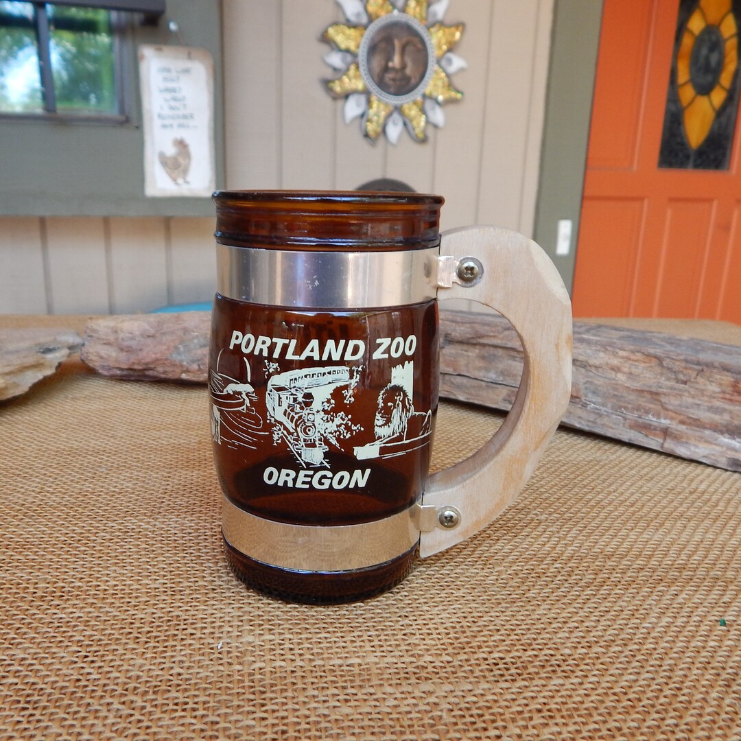 1970's Portland Zoo Oregon Little Brown Mug Souvenir ~ Little Brown ...