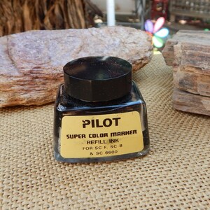 1960's PILOT Ink Bottle in Box / Vintage Pilot Ink Bottle in Box ...