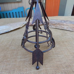 1990's Kokopelli & Arrows Lamp Base for Repurposing ~ NON WORKING Lamp ...