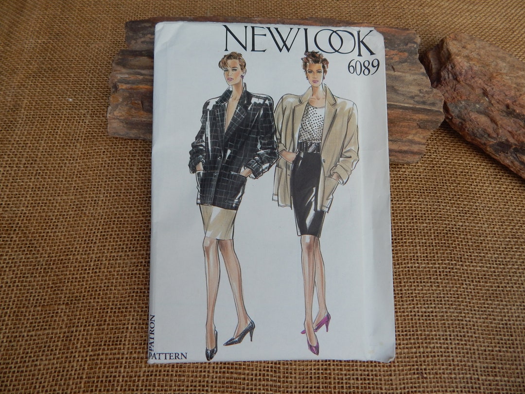 New Look 6089 / New Look Jacket & Skirt Pattern Size 8-10-12-14-16-18 ...