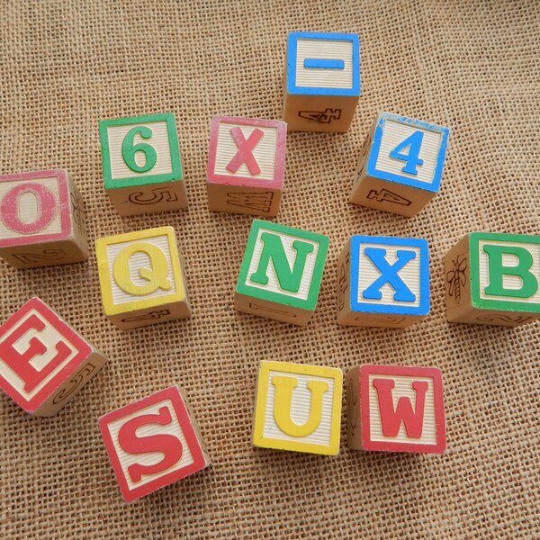 Abc Blocks - Etsy