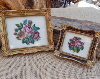 Petit Point Rose - Etsy