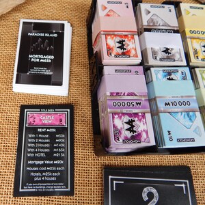 Monopoly Millionaire Ephemera Monopoly Millionaire Game Cards, Game ...