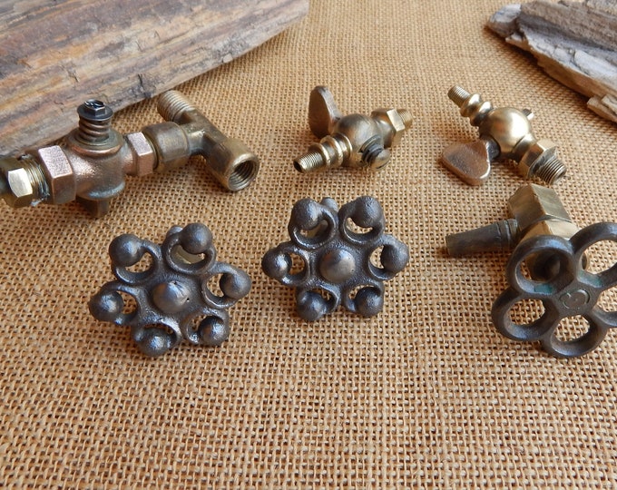 Misc Brass Valves & Connectors Solid Brass With Steel Handles / Found ...