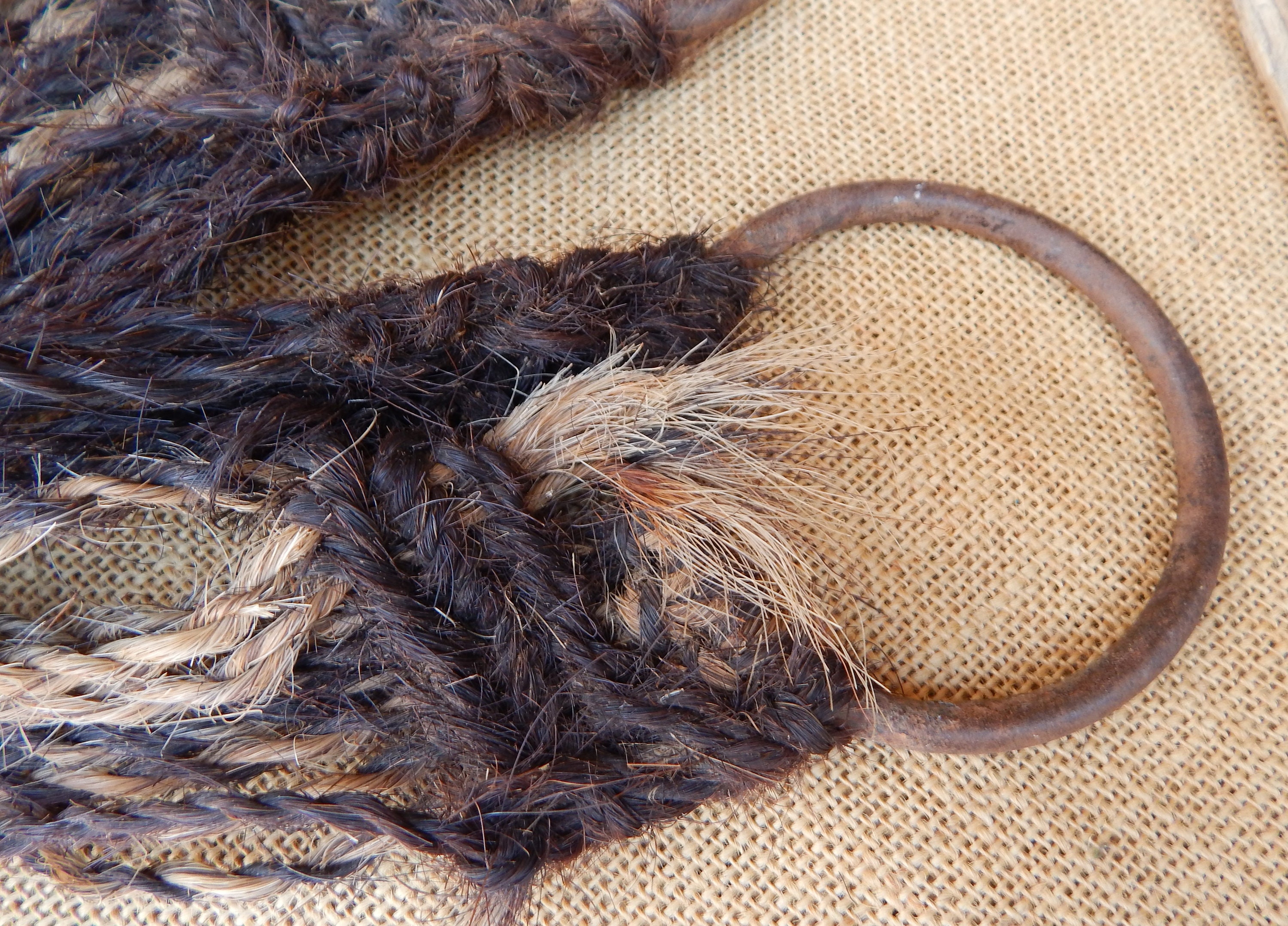 Genuine Antique Handmade Horse Hair Saddle Cinch / Rustic - Etsy