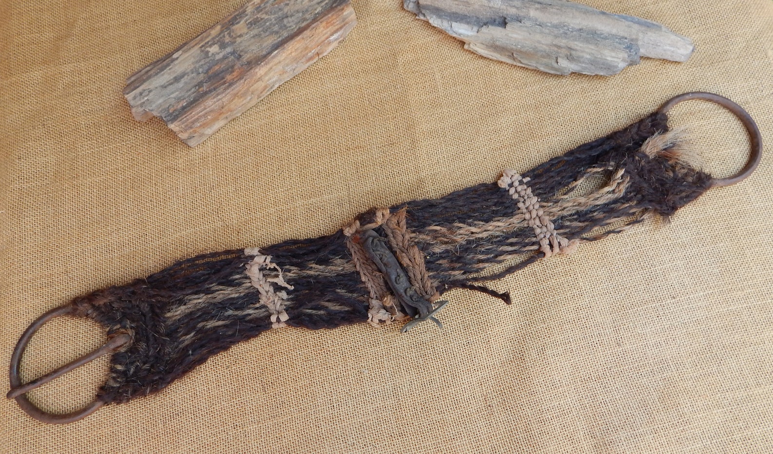 Genuine Antique Handmade Horse Hair Saddle Cinch / Rustic - Etsy