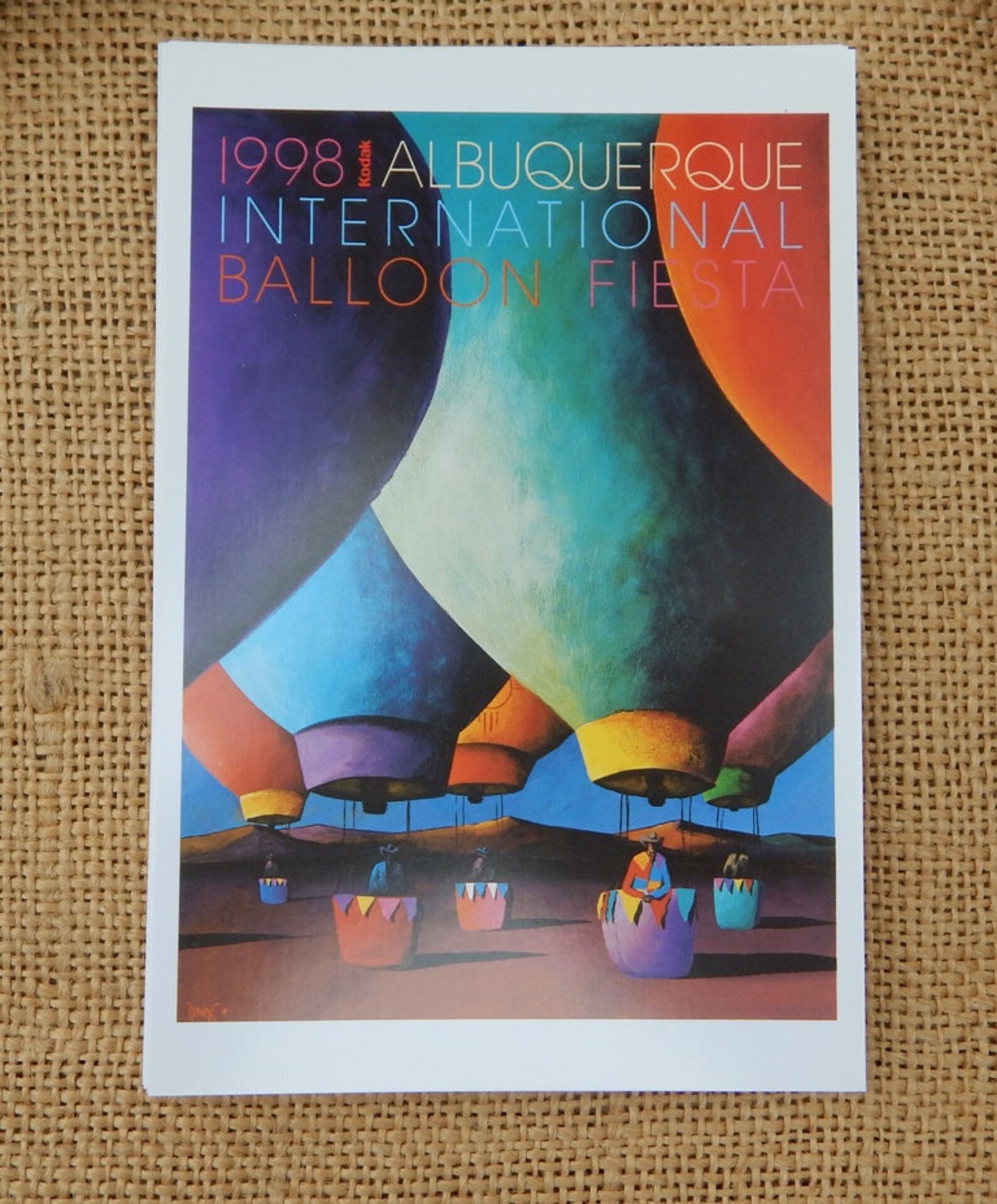 22 Albuquerque International Balloon Fiesta Poster Cards 1979-2000 ...