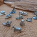 10 Monopoly Game Tokens / 10 Monopoly Game Pieces / Monopoly Tokens for ...
