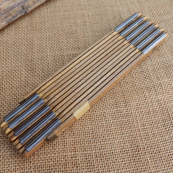 Folding Wood Ruler - Etsy