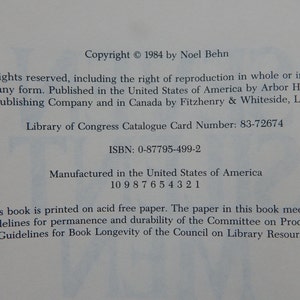Seven Silent Men / Noel Behn / Copyright 1984 - Etsy
