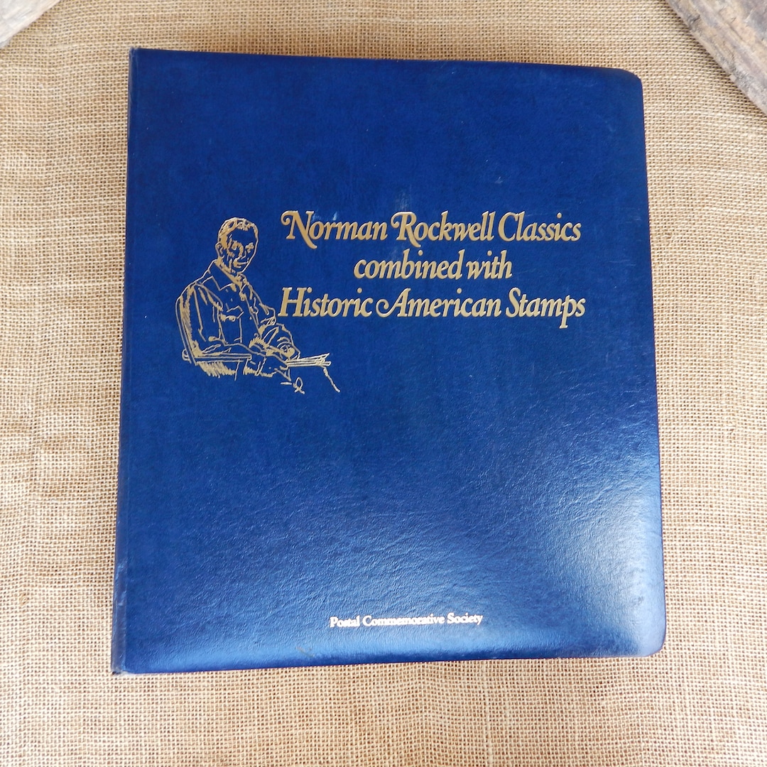 82 Norman Rockwell Classics Combined With Historic American Stamps ...