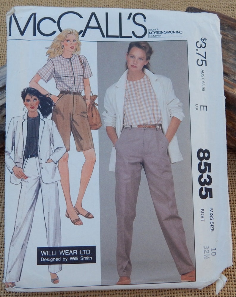 Mccall's Pattern 8535 / Mccall's Sewing Pattern for - Etsy