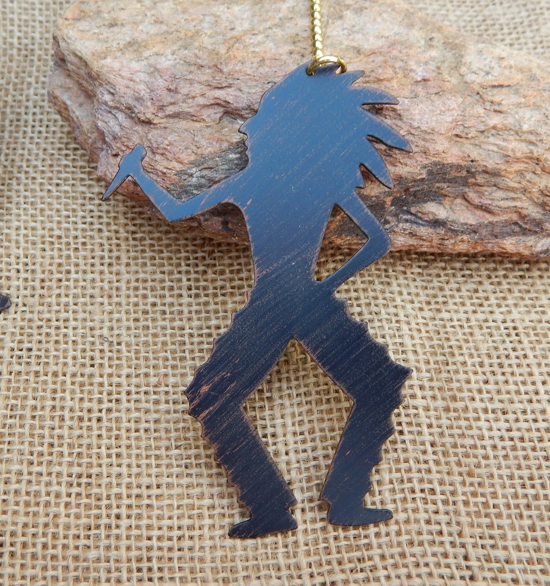 Metal Native American Chief Ceiling Fan Pull ~ Metal Standing Native ...
