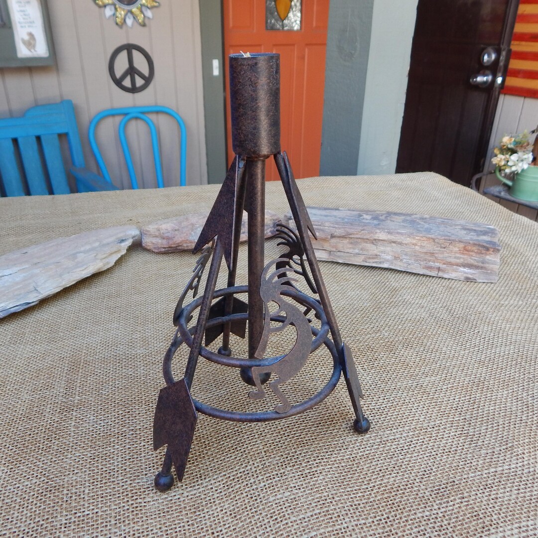 1990's Kokopelli & Arrows Lamp Base for Repurposing ~ NON WORKING Lamp ...