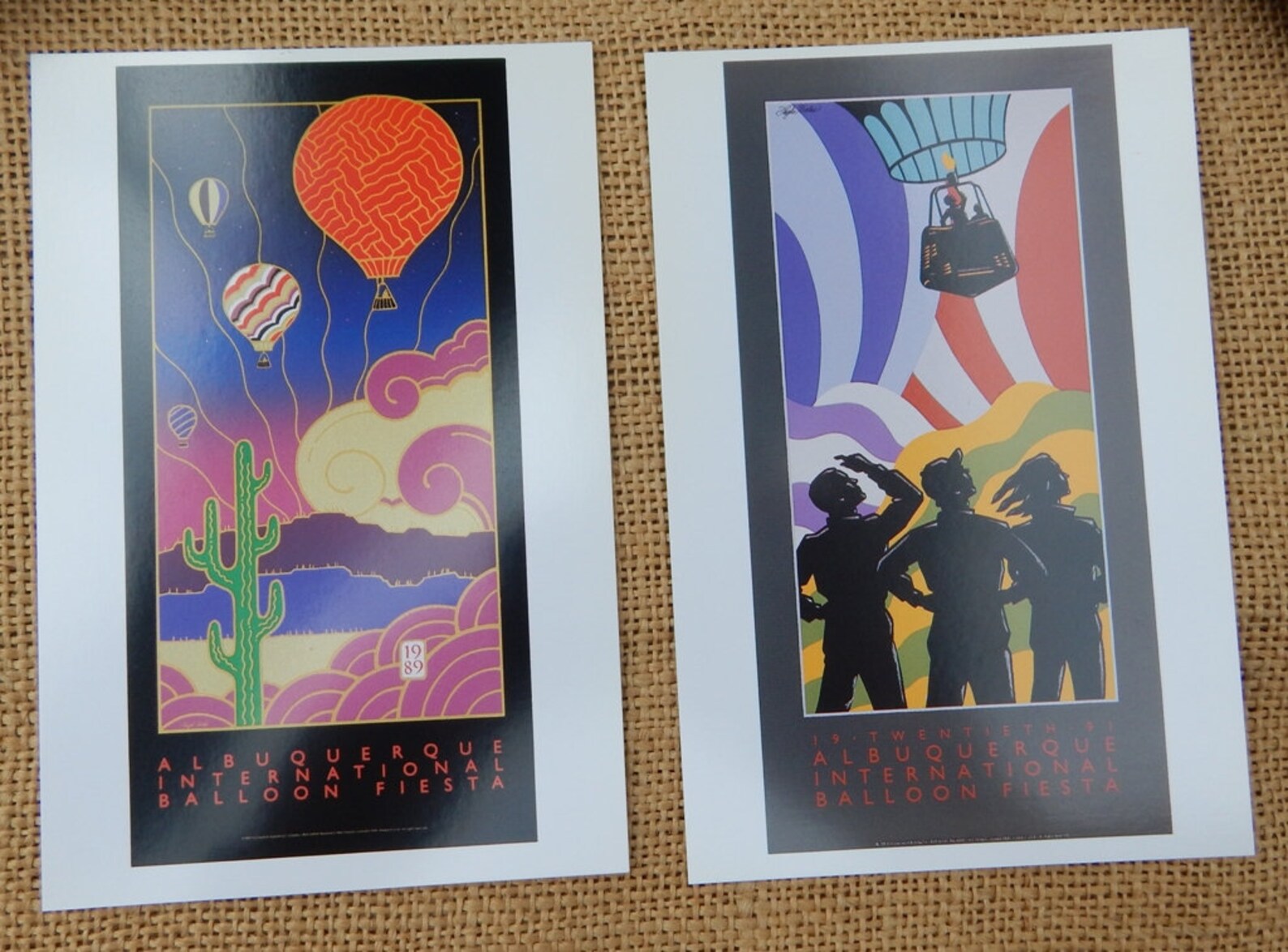 22 Albuquerque International Balloon Fiesta Poster Cards / NOS | Etsy