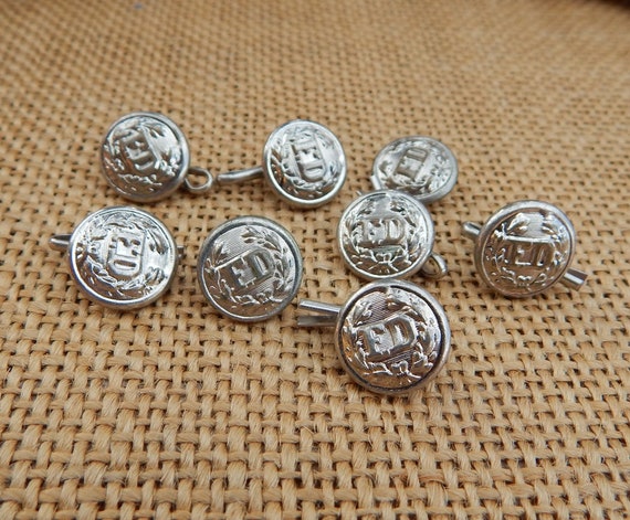 8 Superior Quality Fire Department Buttons / Superior | Etsy