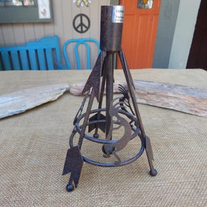 1990's Kokopelli & Arrows Lamp Base for Repurposing ~ NON WORKING Lamp ...