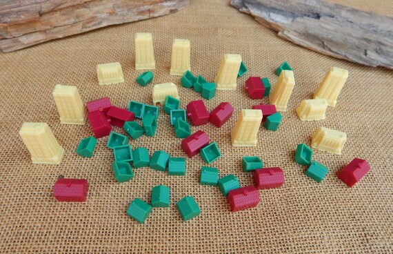 55 Monopoly Mega Edition Game Pieces / Monopoly Skyscrapers - Etsy