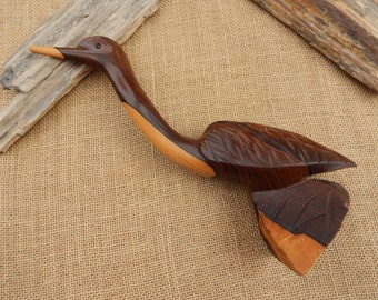 Carved Wood Sea Bird - Etsy