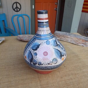Burnished Tonala Earthenware Pottery Decorative Vase ~ Handthrown ...