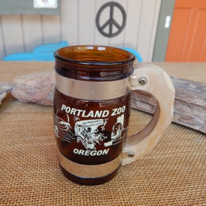 1970's Portland Zoo Oregon Little Brown Mug Souvenir ~ Little Brown ...