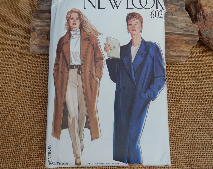 New Look 6021 / New Look Coat Pattern Size 8-10-12-14-16-18 / New Look ...