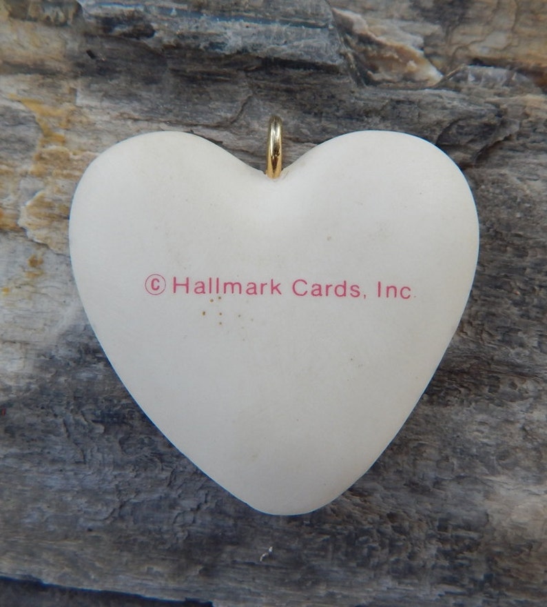 Porcelain Heart Pendant / Hallmark Cards Inc. / Hallmark | Etsy