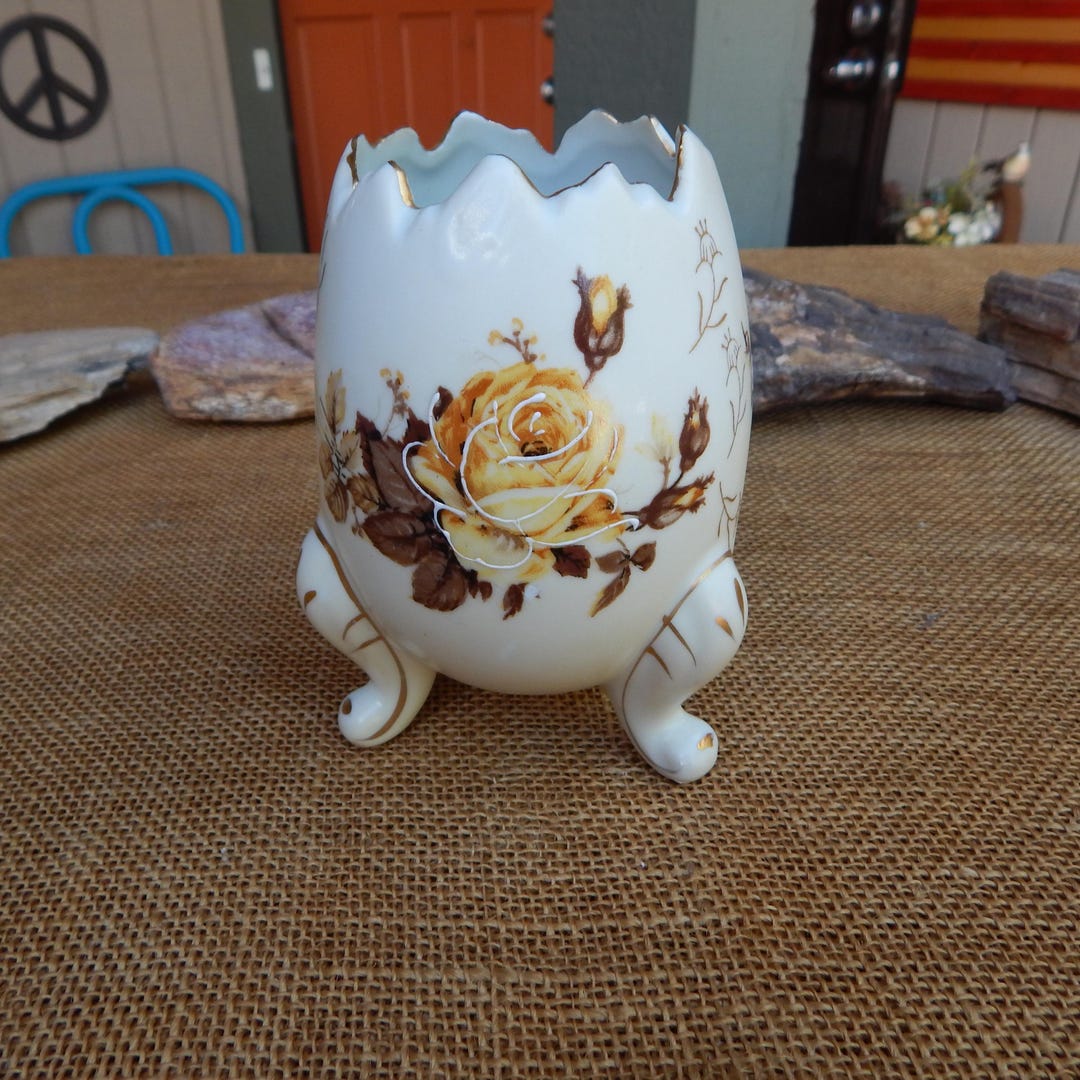 Vintage PARMA Footed Egg Vase ~ Made in Japan ~ 1970s PARMA Fine ...