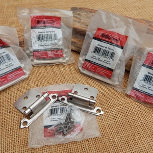 10 New Old Stock Hinges (2 per Package) Handy Home Brand ~ Includes ...