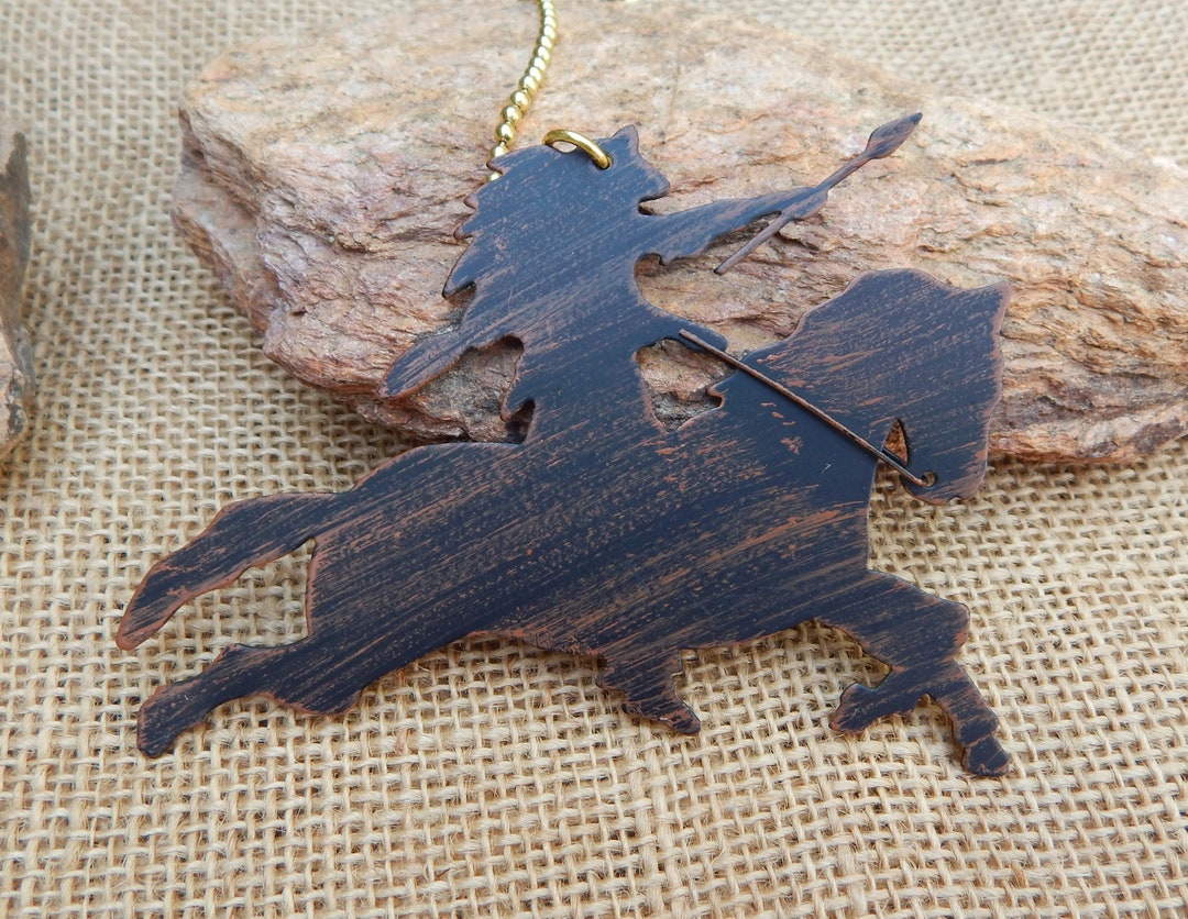 Native American Chief on Horseback Ceiling Fan Pull / Southwest Ceiling ...