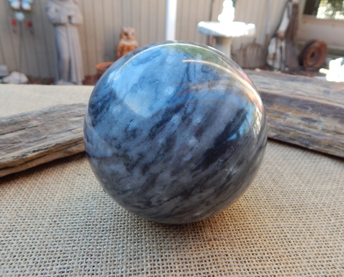 XL Solid Marble Sphere / 4 Solid Marble Sphere in Grays - Etsy