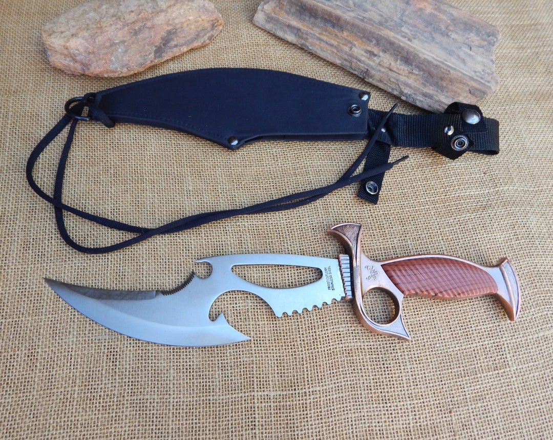 Vintage 1990's Frost Cutlery "the Cyclops" Hunting Knife HK270-145 ...