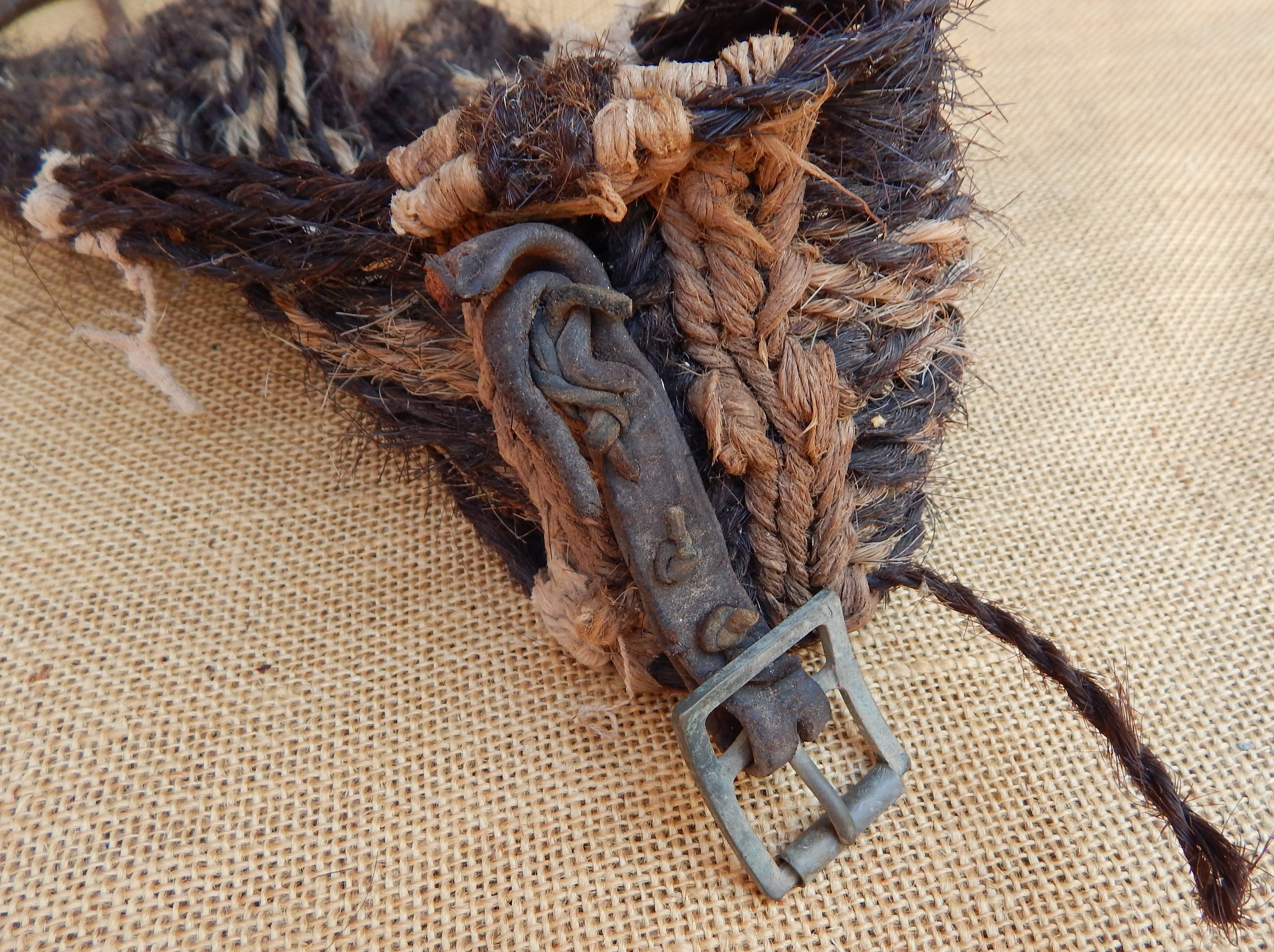 Genuine Antique Handmade Horse Hair Saddle Cinch / Rustic - Etsy